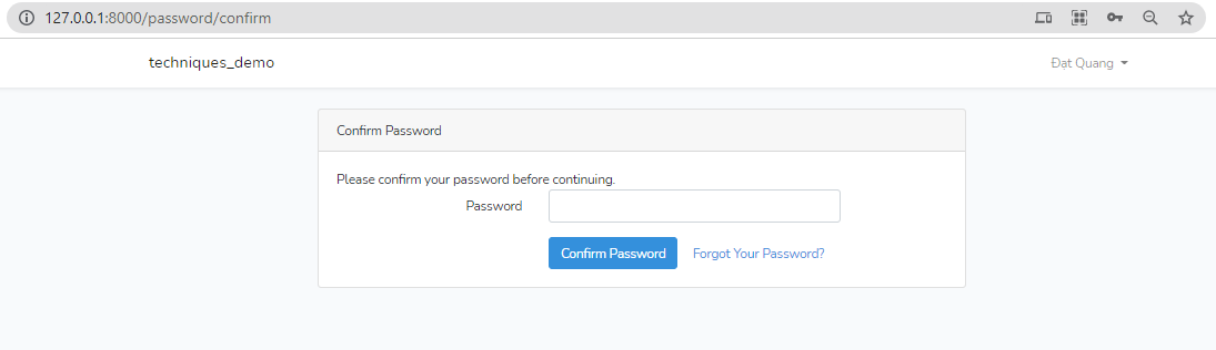 Authentication trong Laravel - Quang Dat